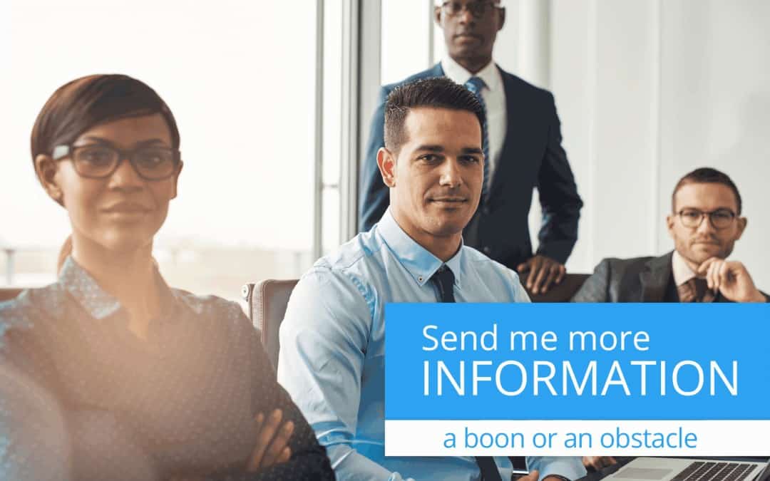 Send Me More Information – A Boon Or An Obstacle - Calley Automatic ...